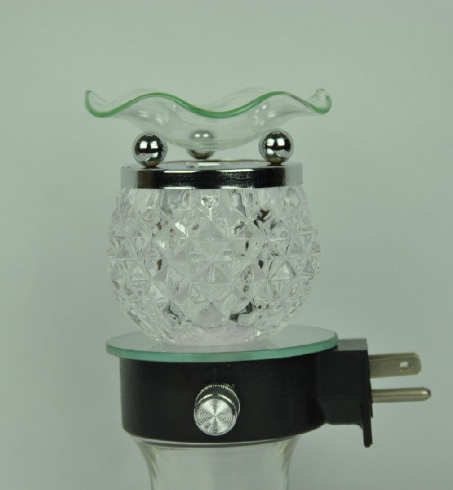 Clear Glass Electric Wall Plug In Oil Warmer with Dimmer – Sweet Scents ...